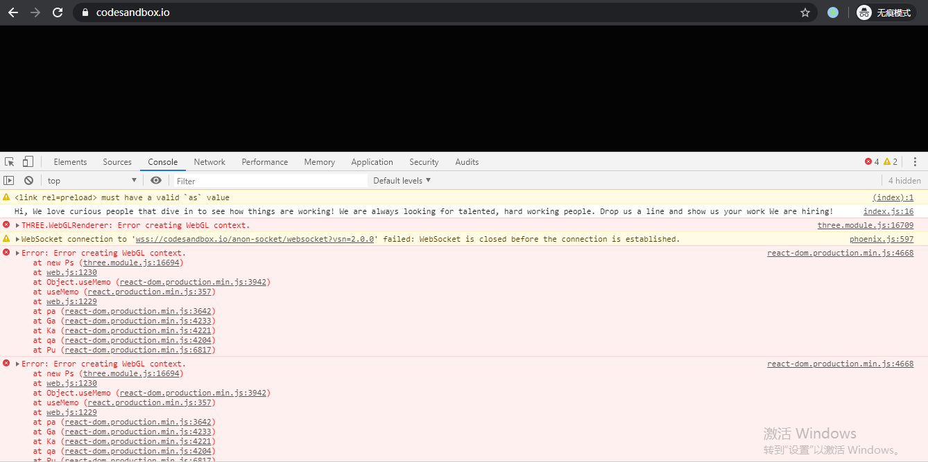 Empty page when accessing https://codesandbox.io homepage · Issue #3447 · codesandbox ...