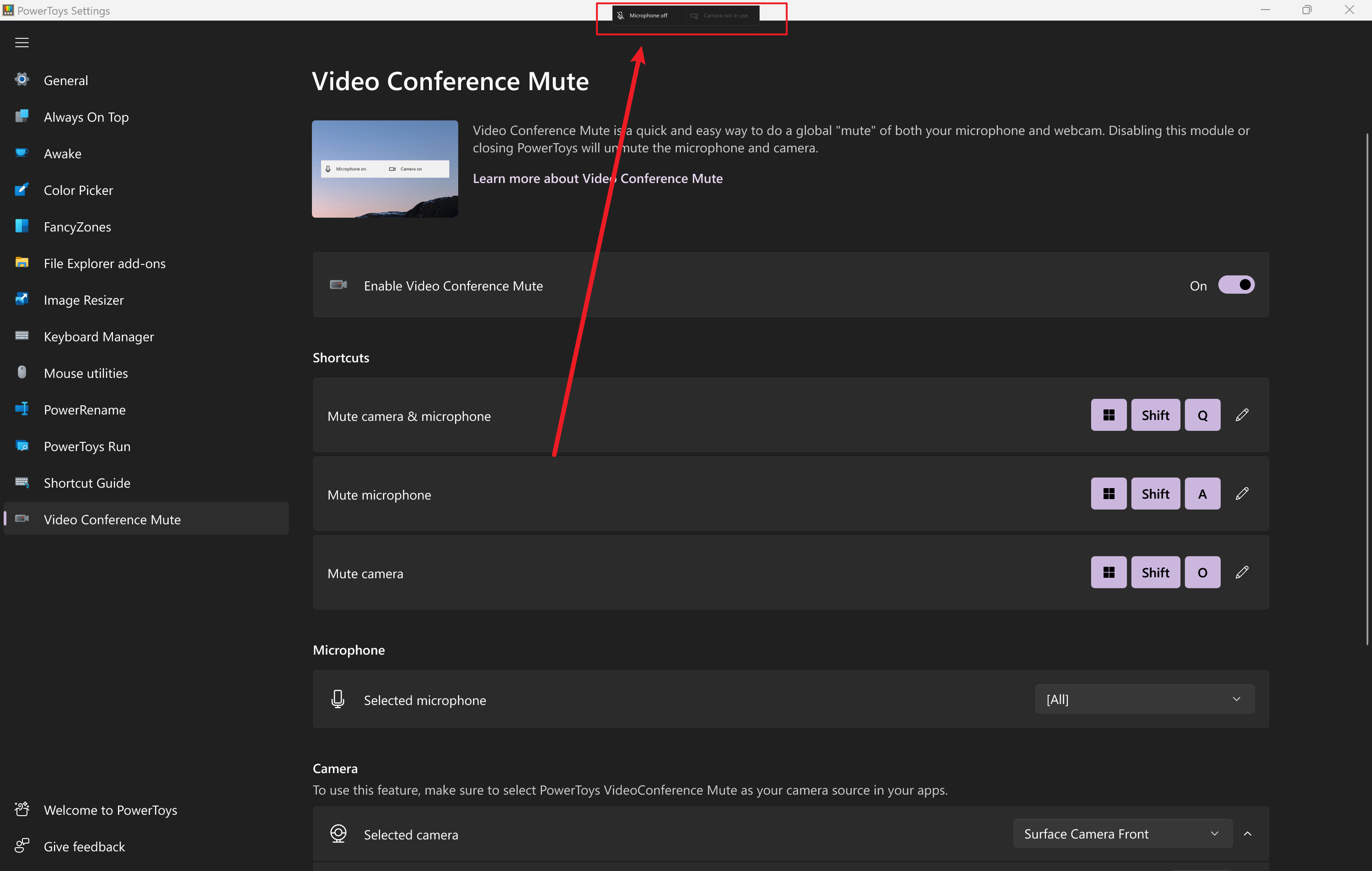 [Video Conference Mute] Flyout is extremely small · Issue #17624 · microsoft/PowerToys · GitHub