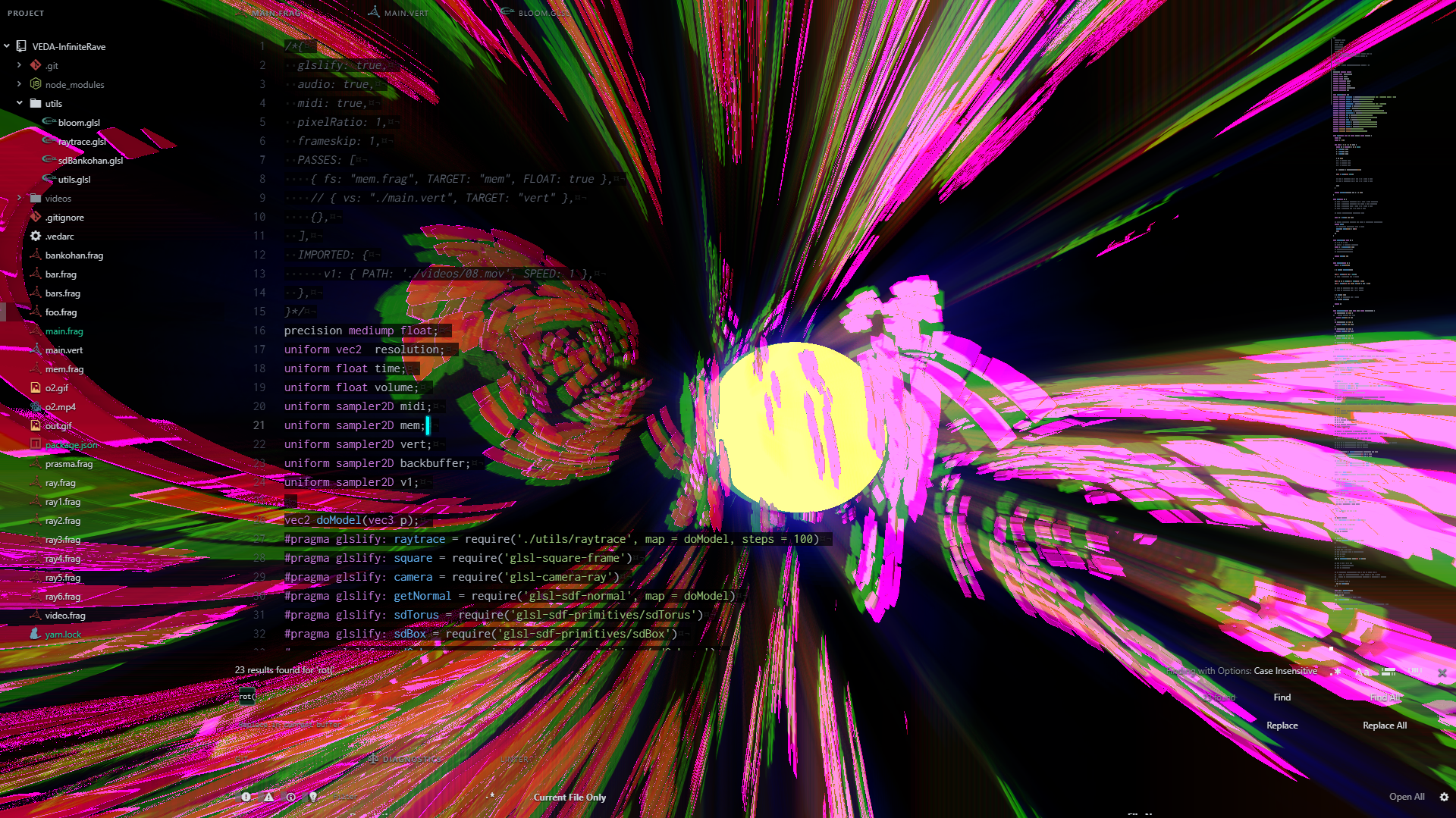 GitHub - fand/VEDA-InfiniteRave