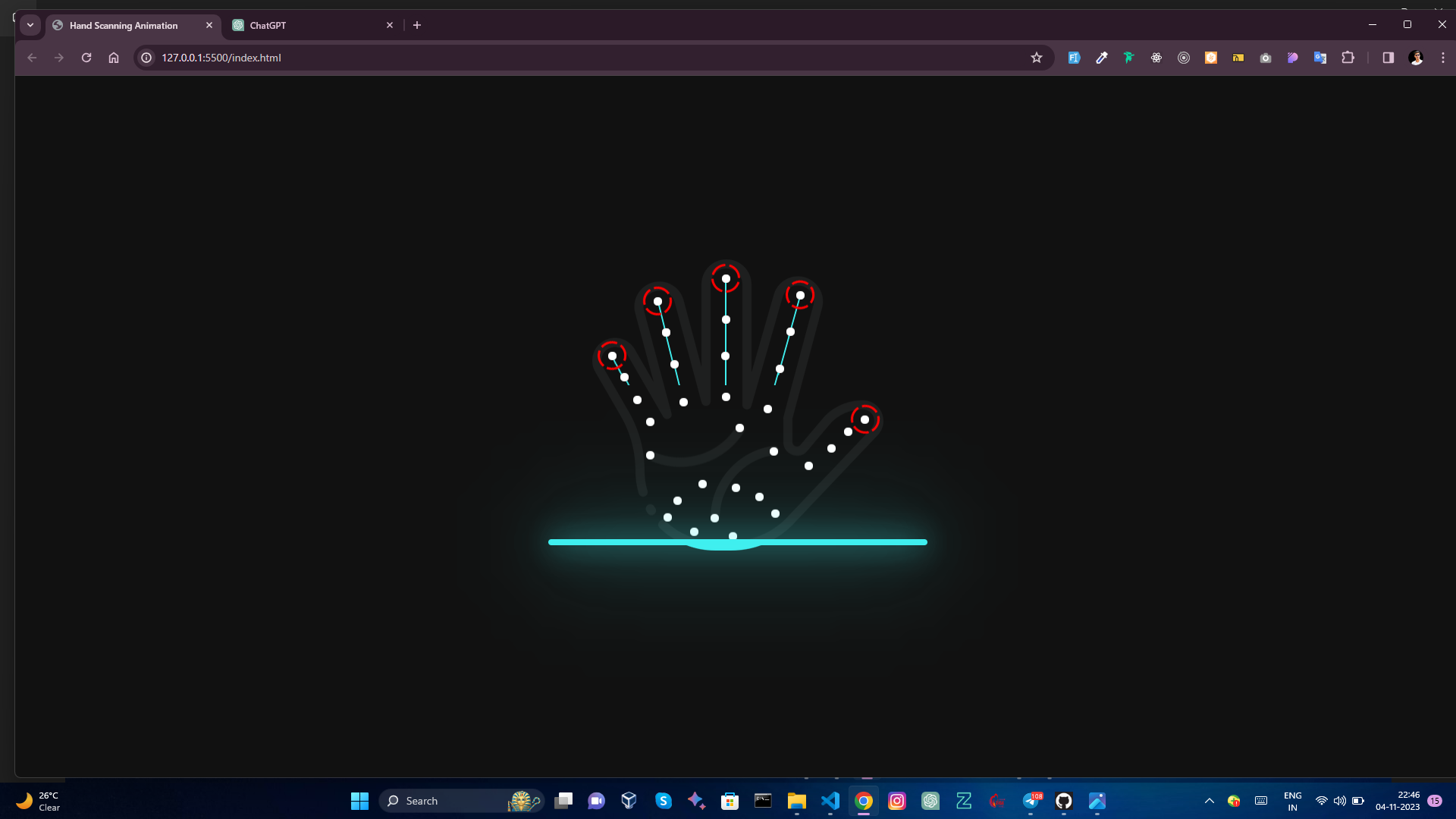 GitHub - mrx-sandy/Hand-Scanning-Animation