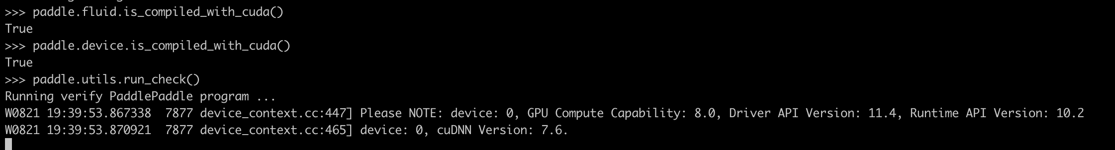 运行paddle.utils.run_check() 卡住不动 · Issue #56514 · PaddlePaddle/Paddle · GitHub