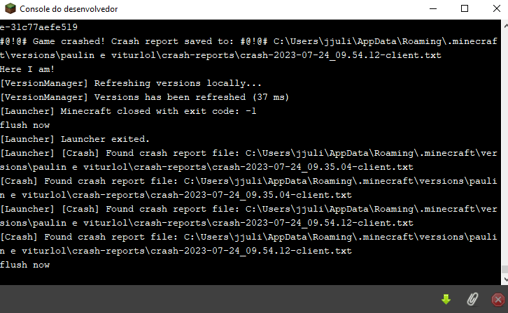 [Bug]: O jogo fechar quando eu entro no inventario e rodo para ver os itens do modpack · Issue ...