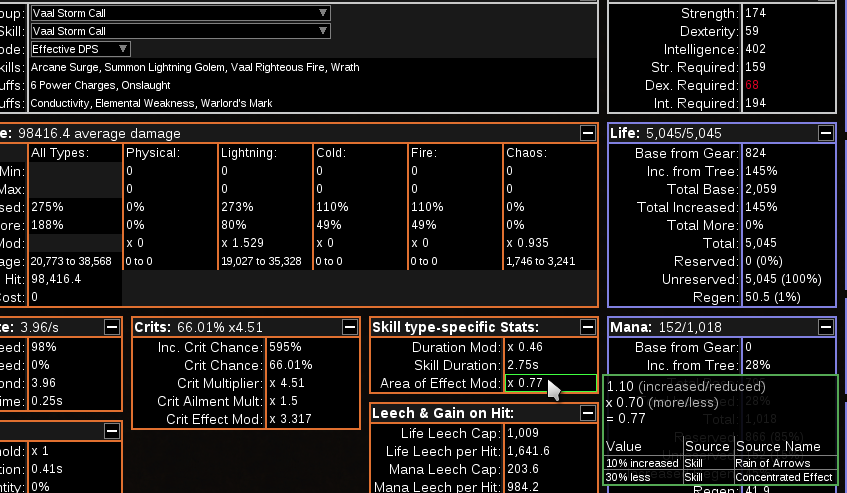 (Vaal) Storm Call quality modifier labeled incorrectly in Calcs · Issue #1285 · Openarl ...
