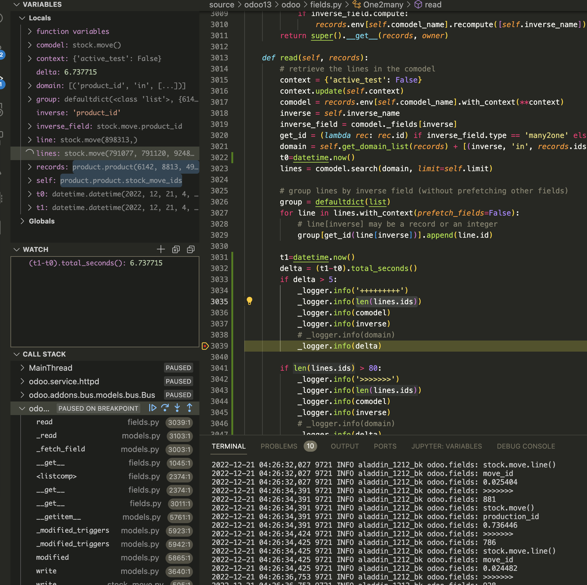 [BUG][14.0][15.0][16.0] modifed() has very poor performance · Issue ...