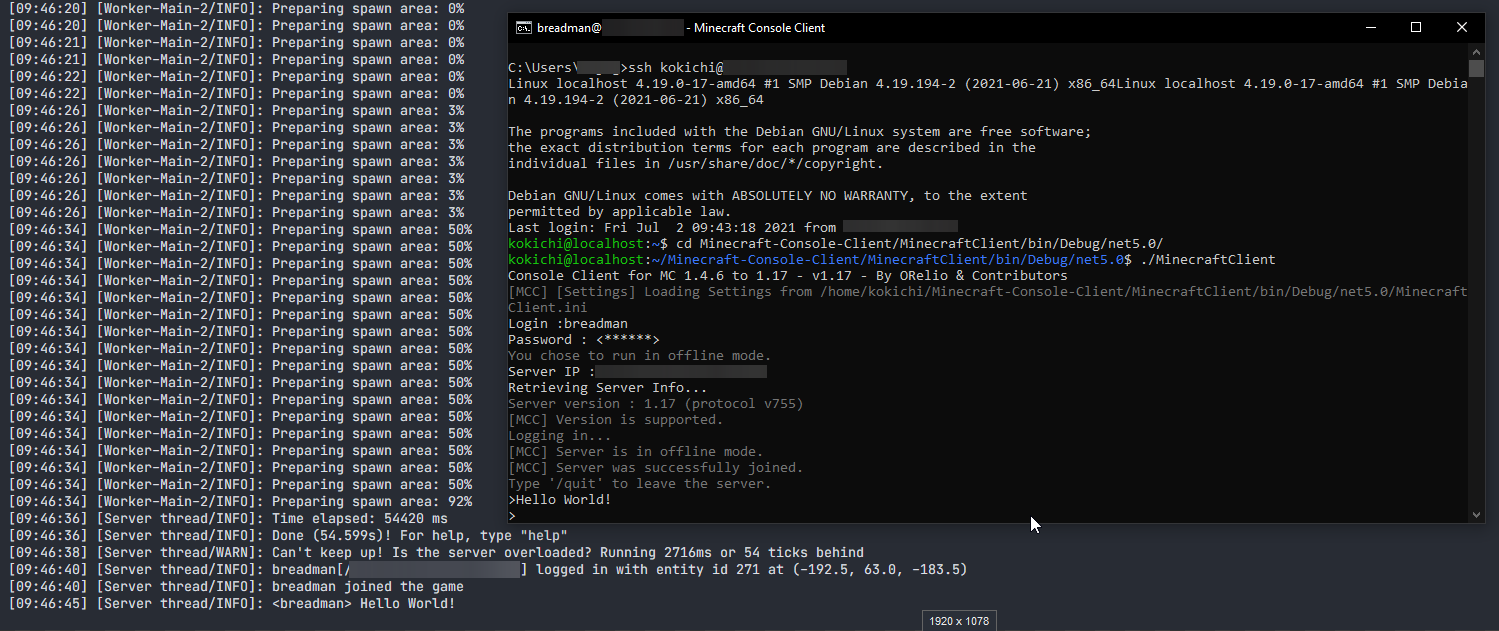 Porting MCC to .NET Framework 5 · Issue #1313 · MCCTeam/Minecraft-Console-Client · GitHub