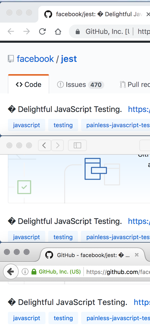 The repo description emoji is a · Issue #7379 · jestjs/jest · GitHub