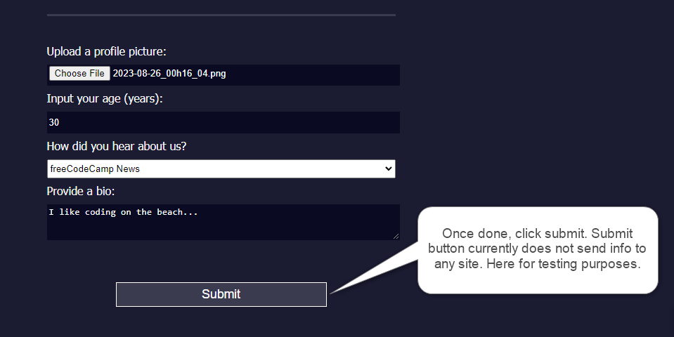 GitHub - kylehraja/RegistrationForm: Registration form where a user ...