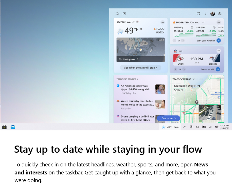 [Feature Request] Windows 10 News and interests · Issue #1733 · valinet/ExplorerPatcher · GitHub