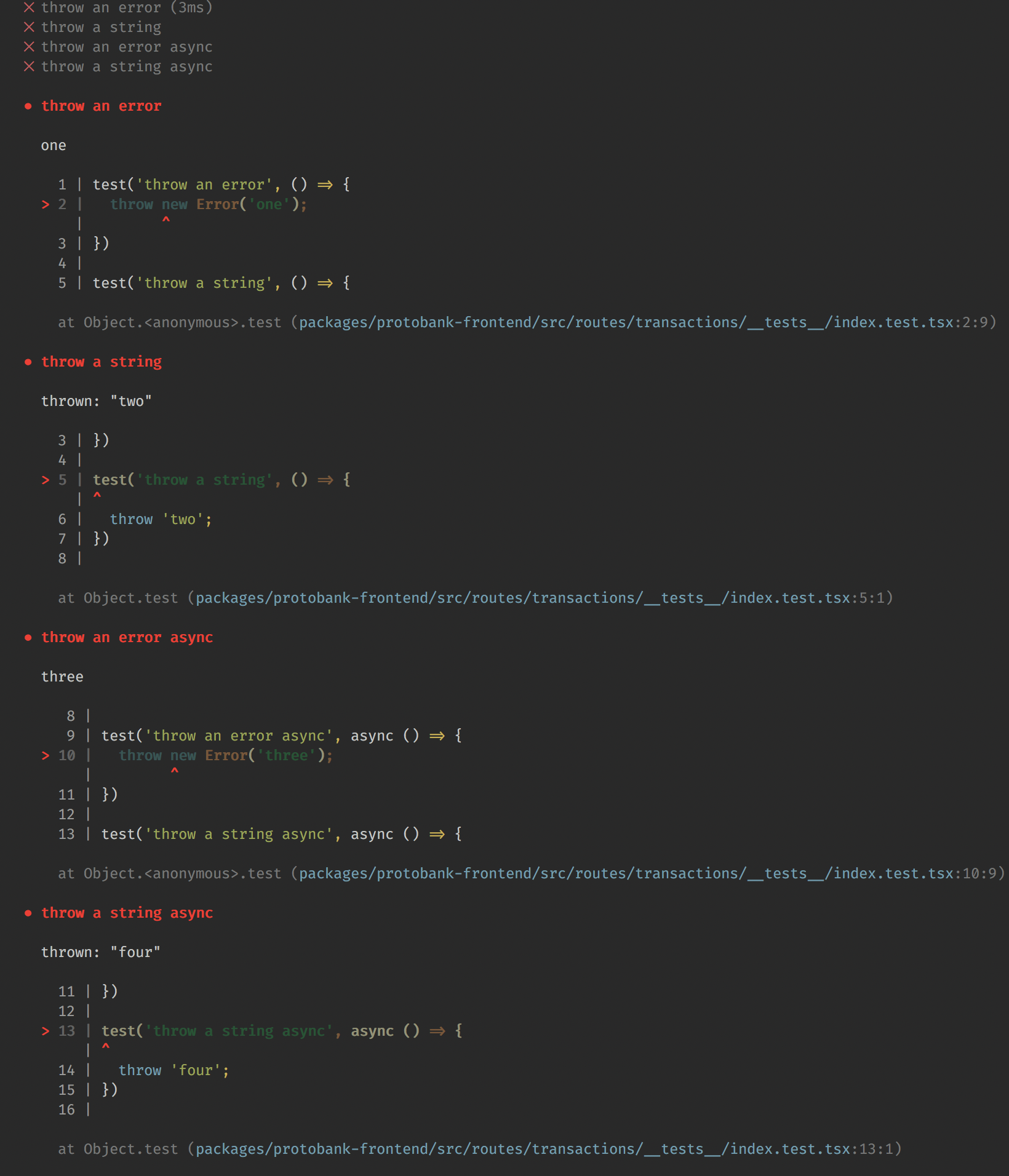 Unhelpful Error If Async Test Throws A Non Error · Issue 8785 · Jestjsjest · Github 