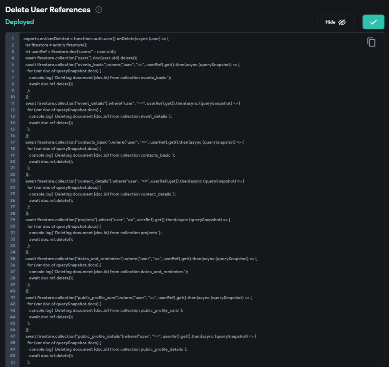 Subcollections not deleting for "delete user references" · Issue #1316 · FlutterFlow/flutterflow ...