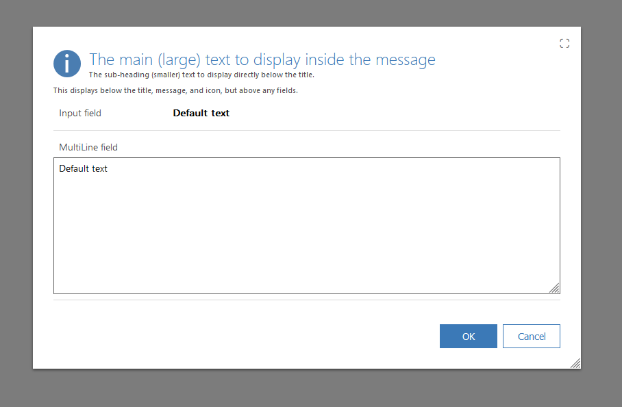 Dialog Builder Examples