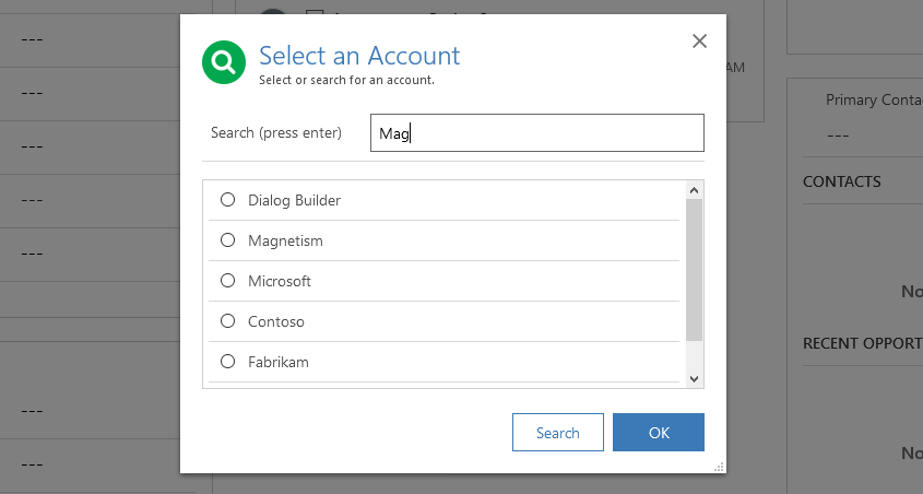 Dialog Builder Examples