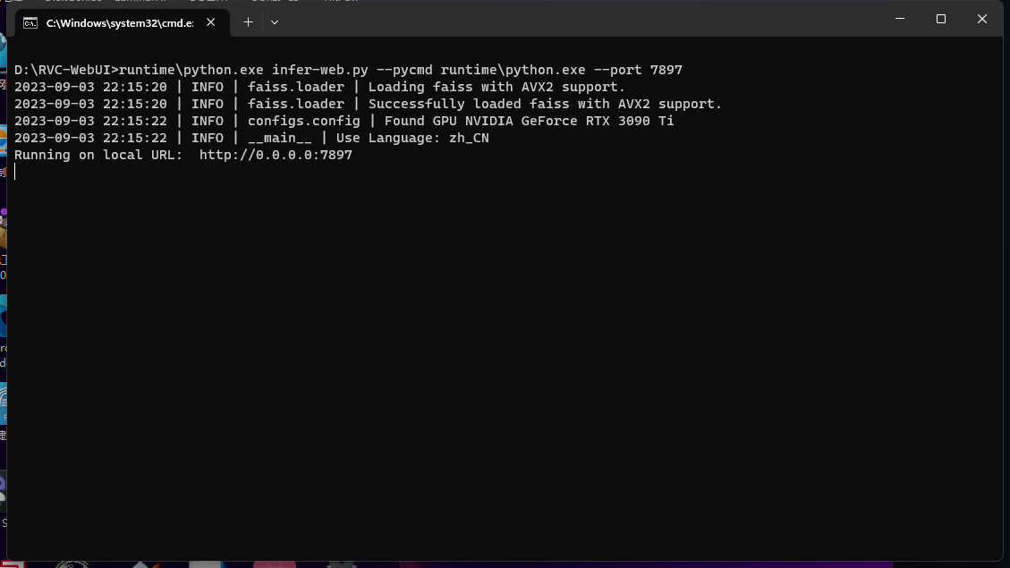 启动报错 · Issue #717 · RVC-Project/Retrieval-based-Voice-Conversion-WebUI · GitHub