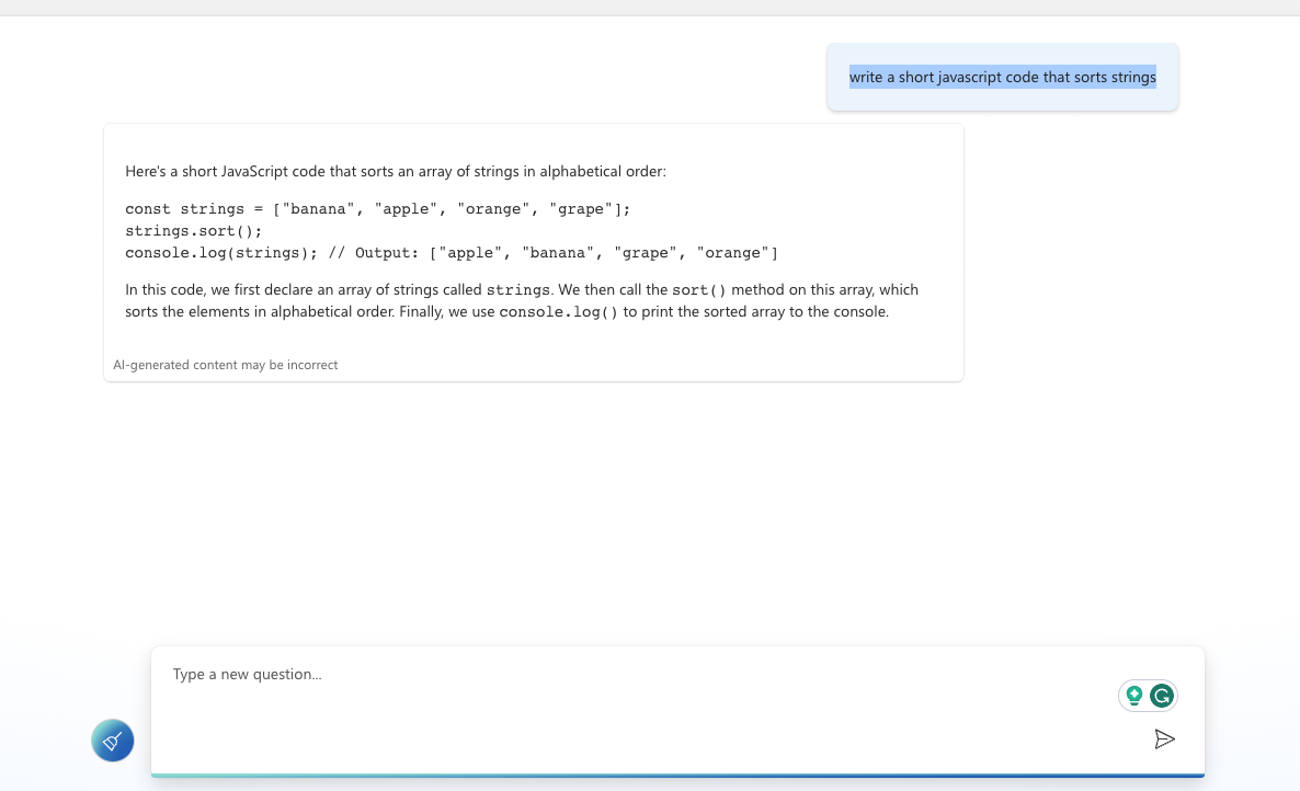 chat answer CSS is not the same as in the playground/chatgpt itself · Issue #117 · microsoft ...