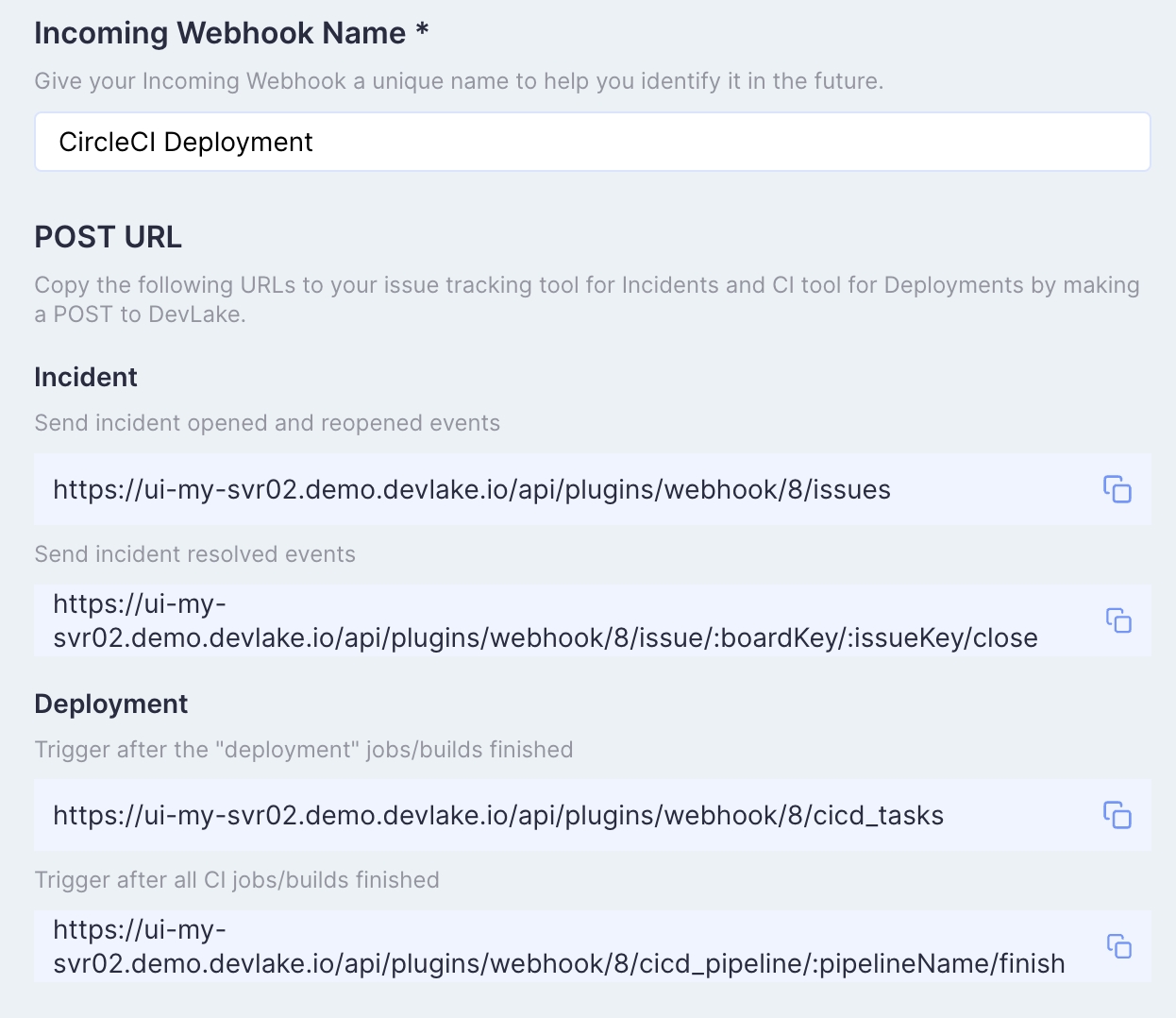 Feature Webhook Simplify Incoming `deployment` Webhook To Reduce Configuration · Issue 3377