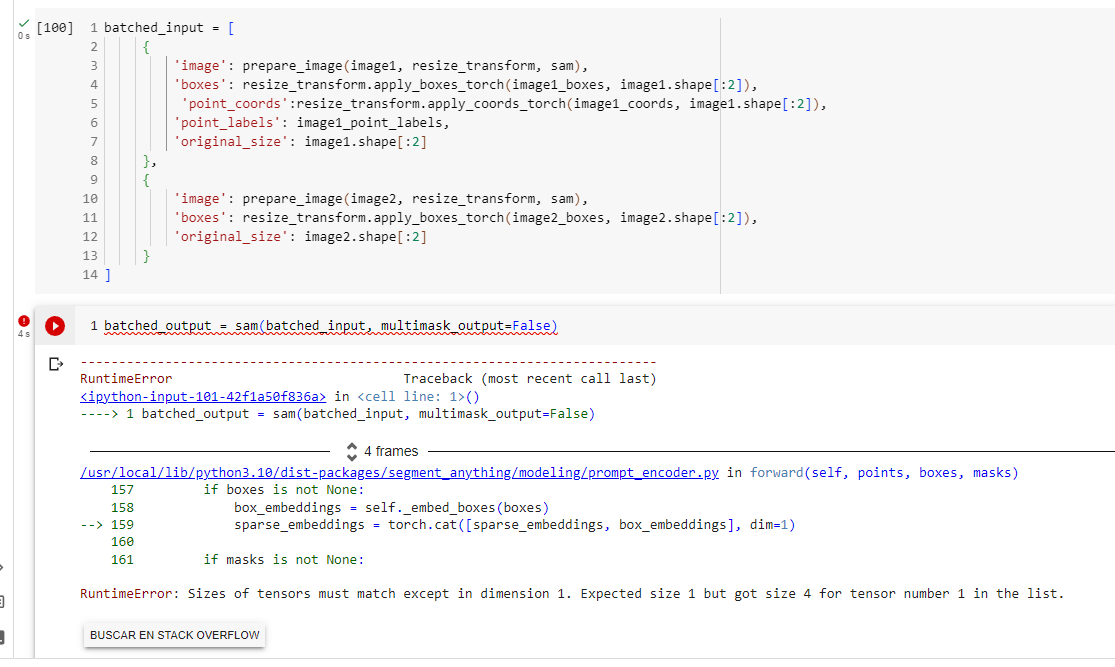 Batch Input Fails When Adding Bounding Box And Point Coordinates