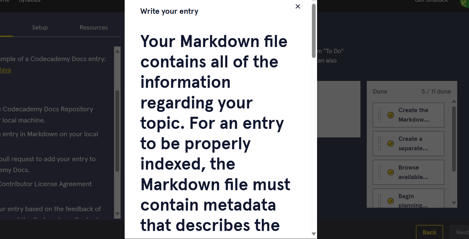 [css Styling On Project Task] Subject Learn Git And Github Module · Issue 3835 · Codecademy Docs