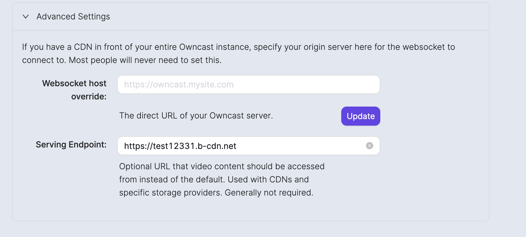Serving Endpoint is getting ignored · Issue #3292 · owncast/owncast · GitHub