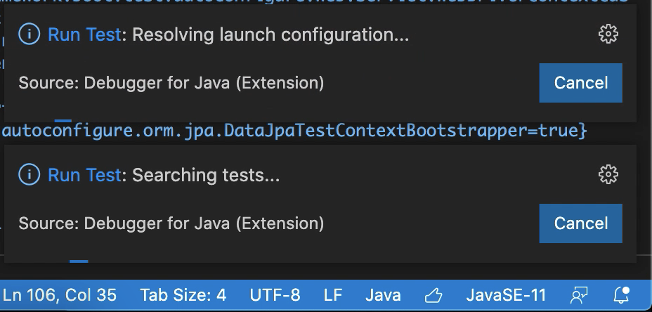 Display multiple progresses reporter when trigger "Run Test" on a test ...