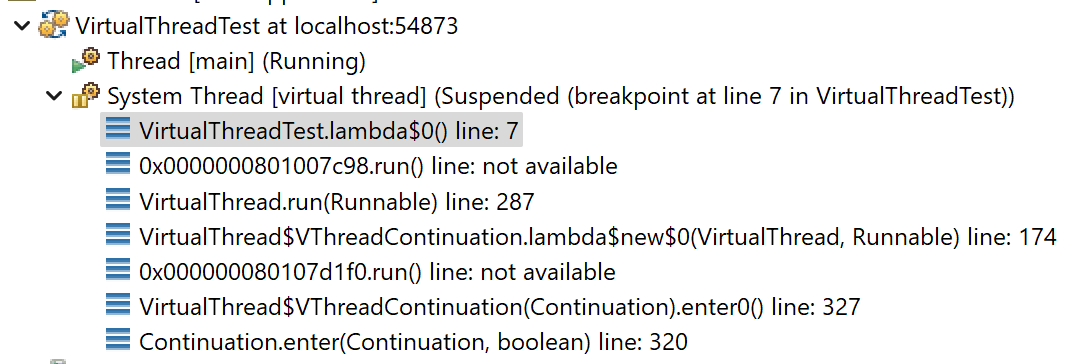 [21] Jep 444 Virtual Threads · Issue 219 · Eclipse Jdt Eclipse Jdt Debug · Github