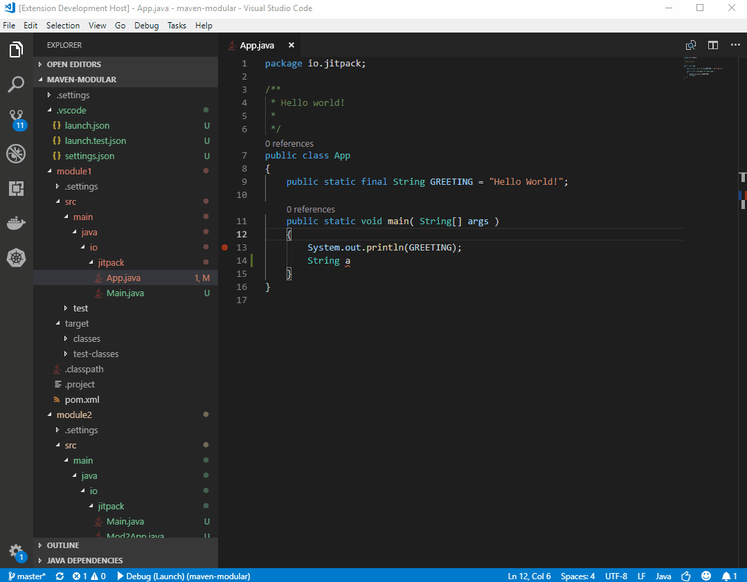 Focus Should Not Auto Switch To Launch json When