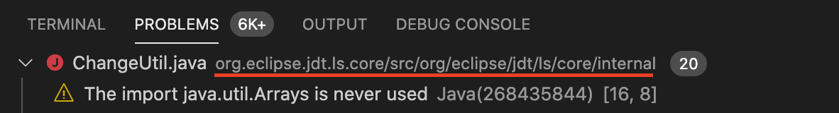 Bug: Error reporting not synchronized with editor · Issue #485 · microsoft/vscode-java-pack · GitHub