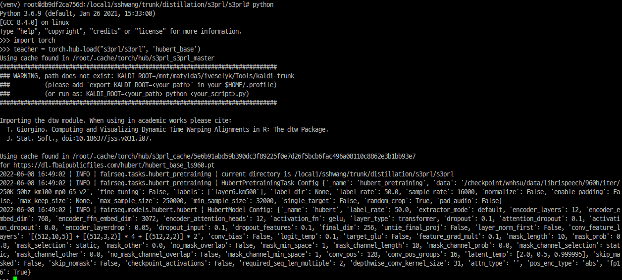 Loading hubert model error · Issue #353 · s3prl/s3prl · GitHub