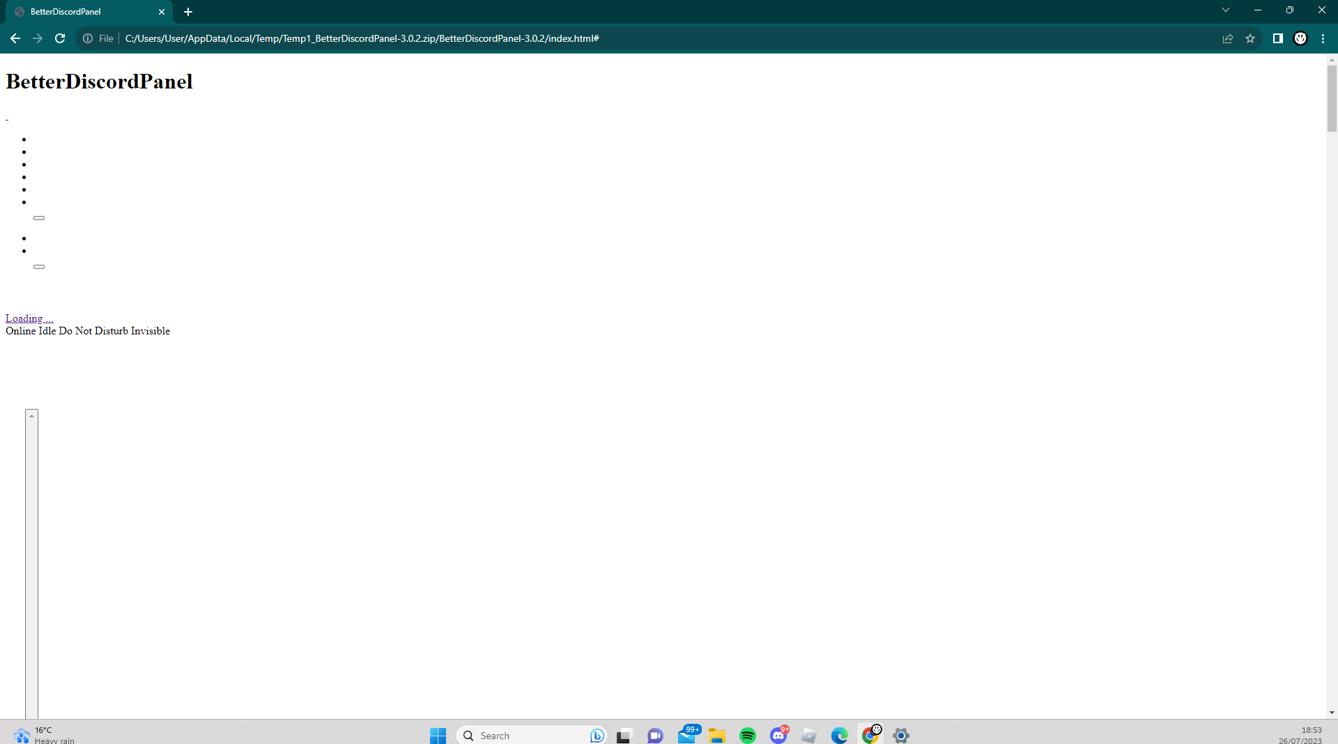 [BUG] · Issue #354 · SanjaySunil/BetterDiscordPanel · GitHub