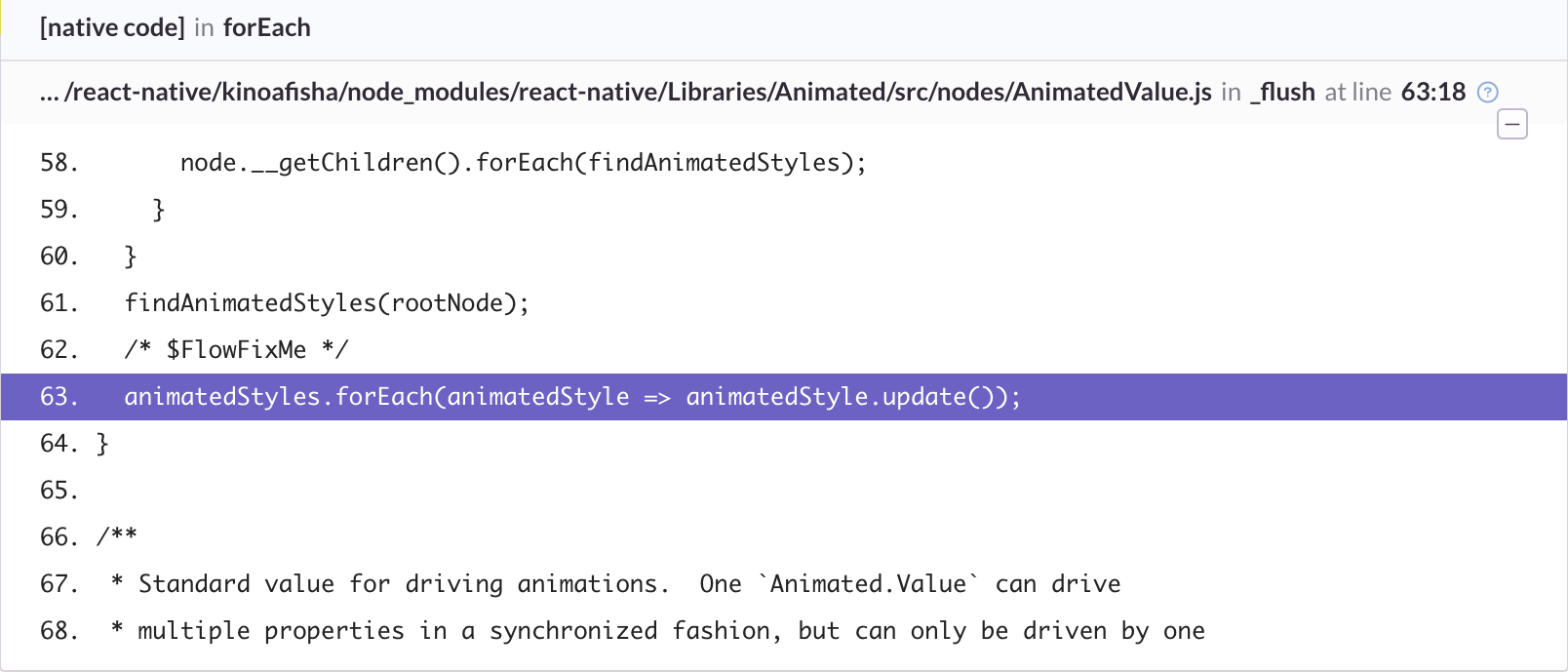 TypeError: [native code] in forEach · Issue #2924 · react-navigation ...