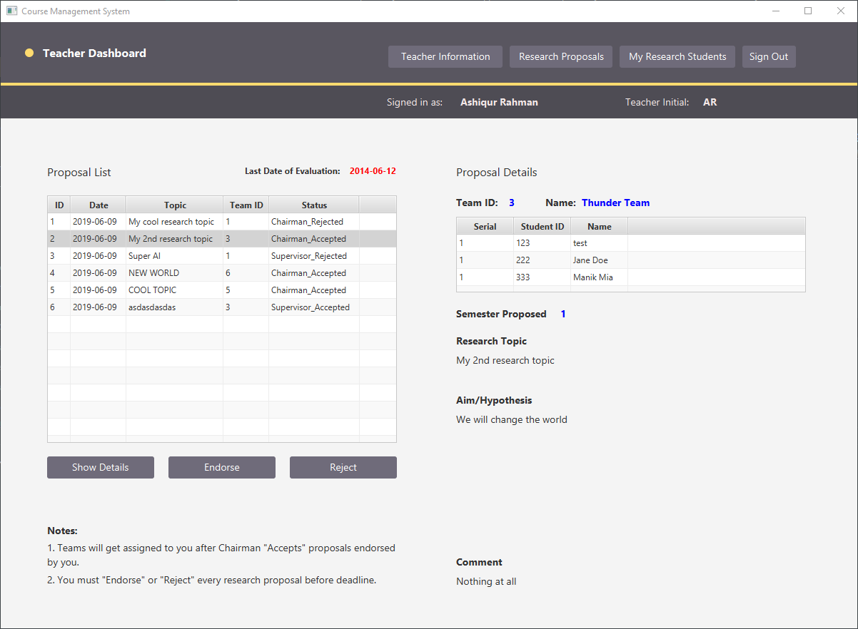 GitHub - TanvirSojal/Course-Management-System: JavaFX software mainly ...