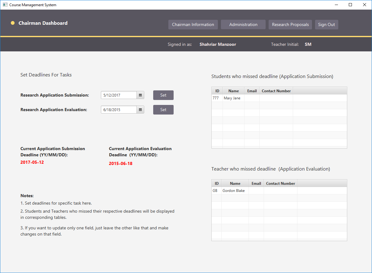 GitHub - TanvirSojal/Course-Management-System: JavaFX software mainly ...