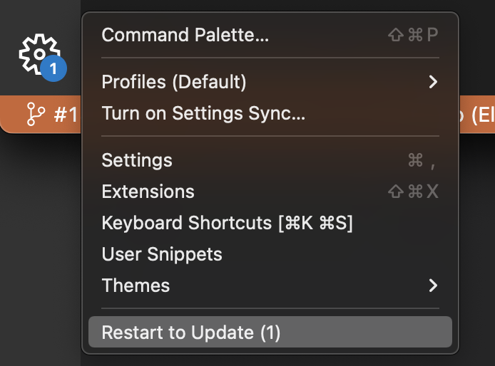 [electron] The sidebar context menu top is different than in VS Code, is it by design or bug ...