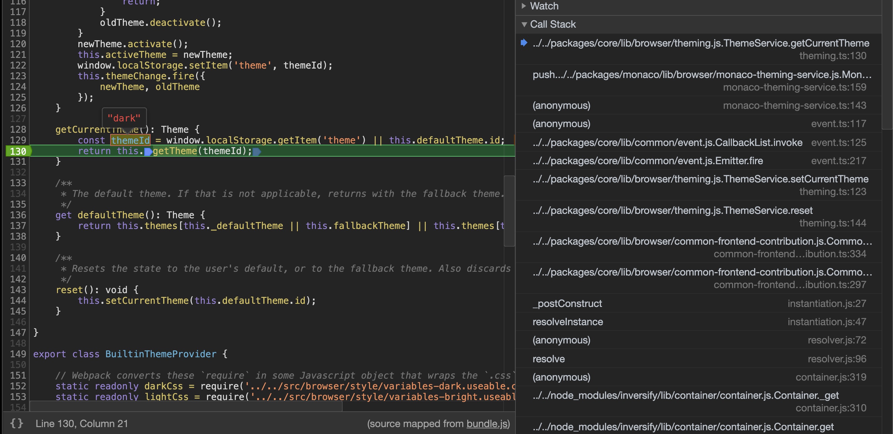 [theme] The hard-coded dark theme always shows up for a sec at app ...