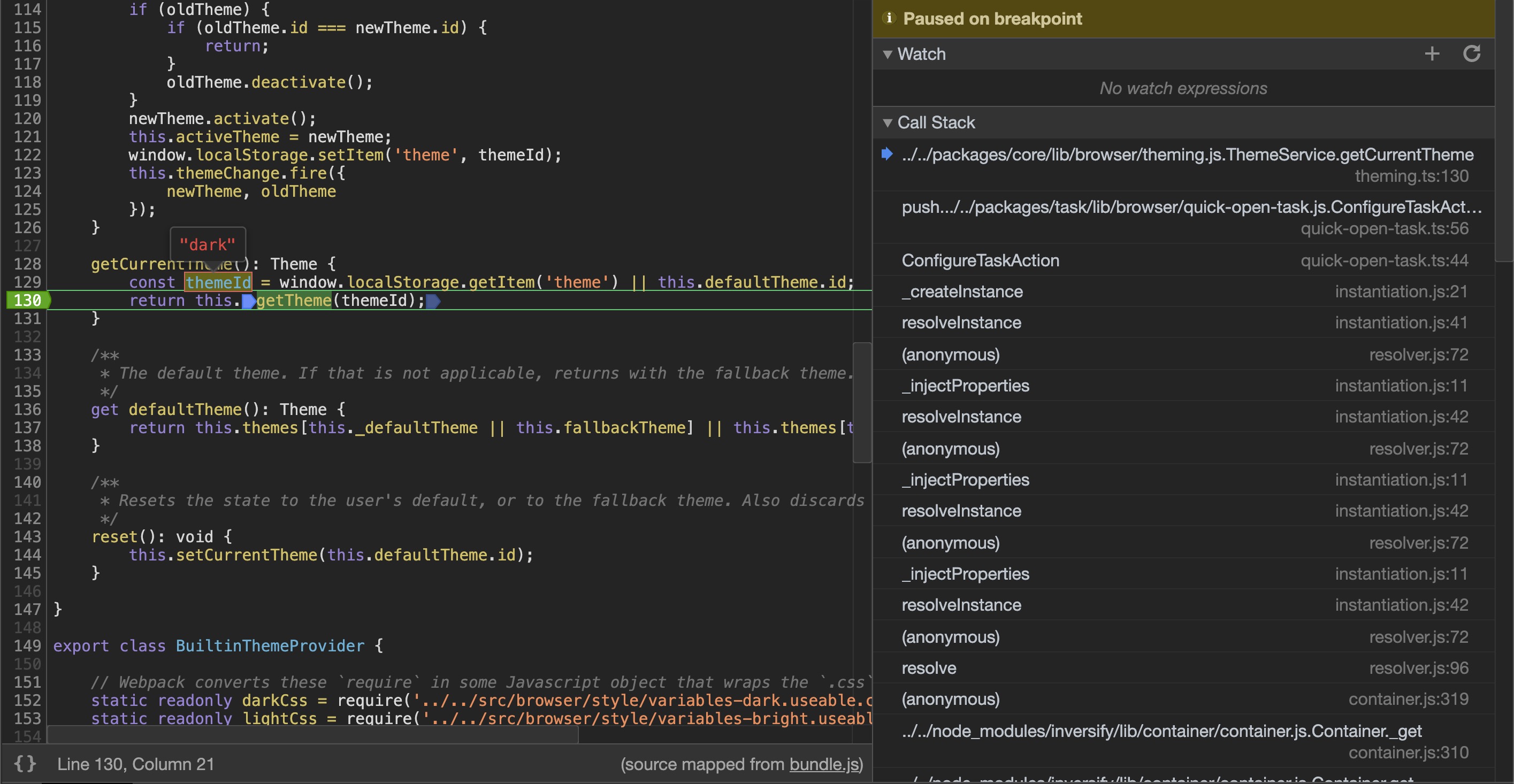 [theme] The hard-coded dark theme always shows up for a sec at app ...