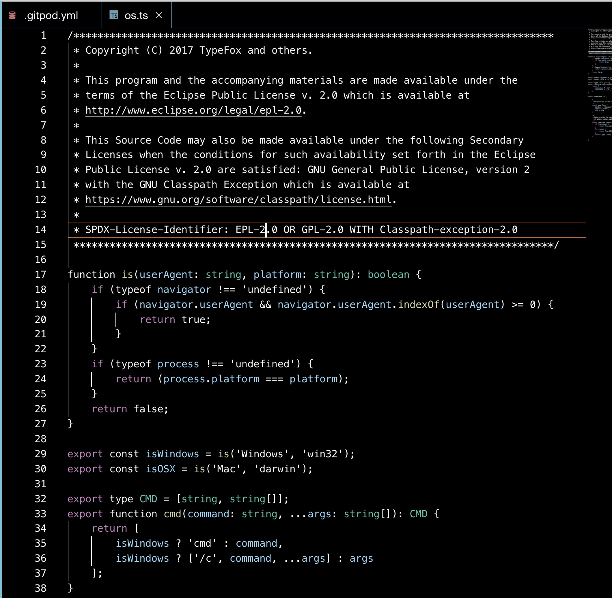 [TS] Syntax coloring differs from VS Code with the HC theme · Issue ...