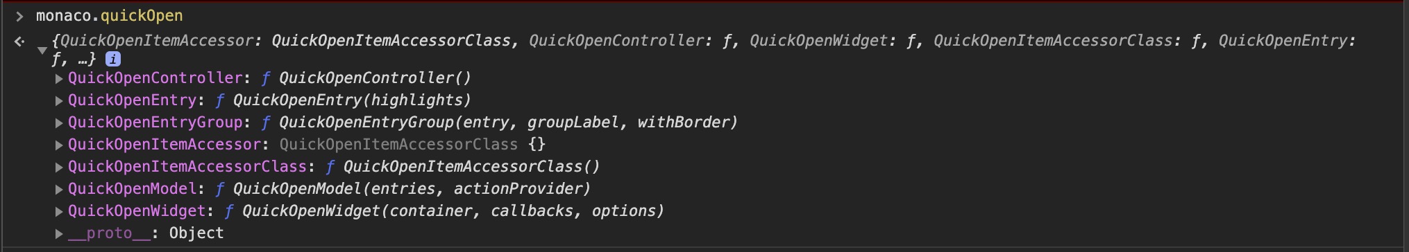 [monaco][quick Open] Using `fuzzysort True` Throws An Error · Issue 8012 · Eclipse Theia Theia