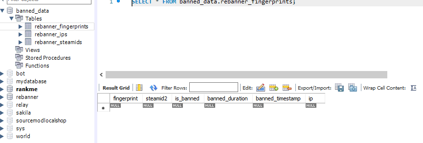 Plugin not writing banned fingerprint in MySQL · Issue #29 · Nolo001 ...