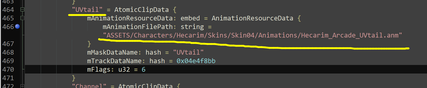I suspect that there is some data of UV animation in the anm file · Issue #3 · LeagueToolkit ...