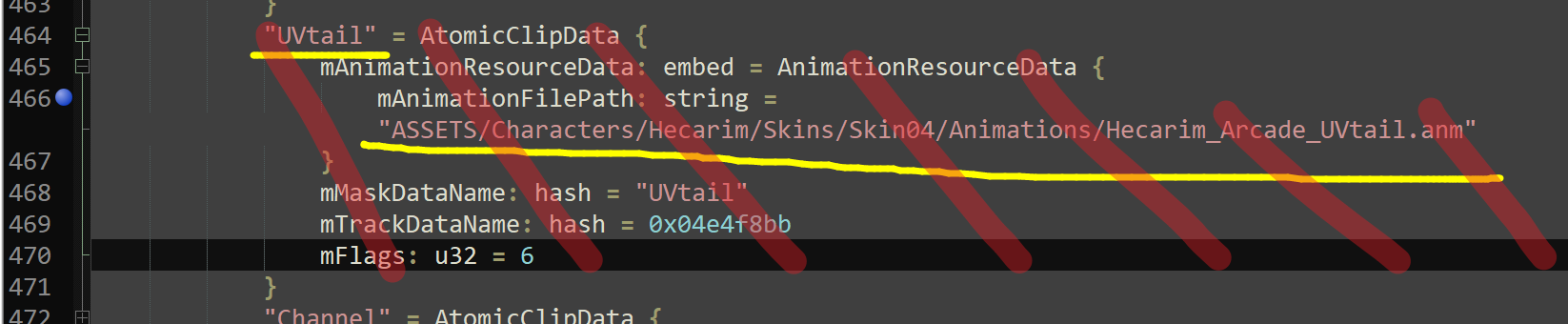 I suspect that there is some data of UV animation in the anm file · Issue #3 · LeagueToolkit ...