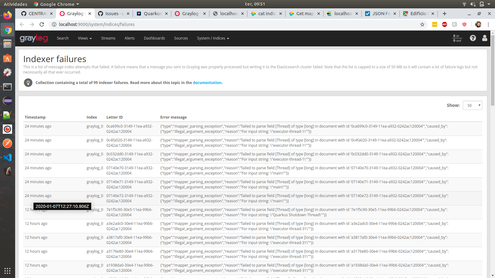 Centralized log management with graylog not working · Issue #6434 ...