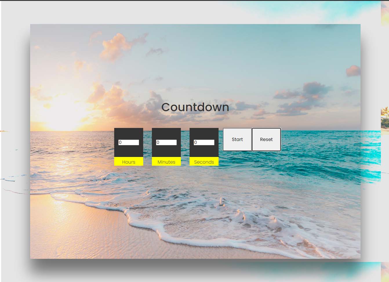 GitHub - Saqibrafiq/Countdown-timer