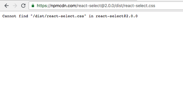 2 0 0 Stylesheet Error · Issue 3079 · Jedwatson React Select · Github