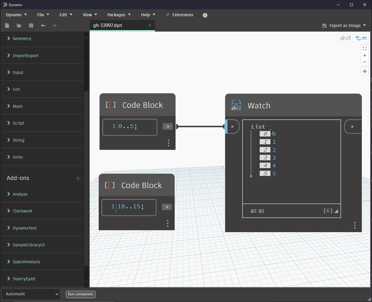 Items stuck in blue preview · Issue #13997 · DynamoDS/Dynamo · GitHub