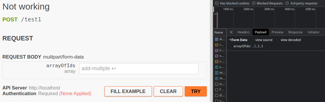 Problem With Sending Arrays In Post · Issue 955 · Rapi Docrapidoc