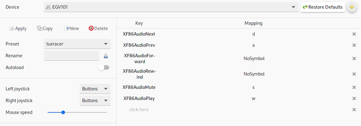Help With Mapping The Keys For A Game Autorepeat Stops · Issue 84
