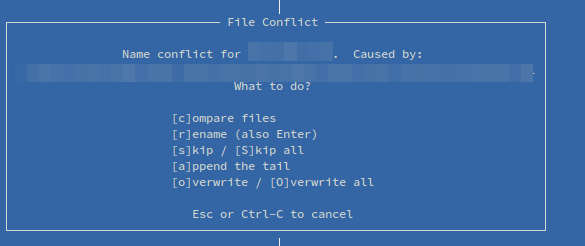 Option to invoke diff tool when conflict is detected · Issue #846 · vifm/vifm · GitHub