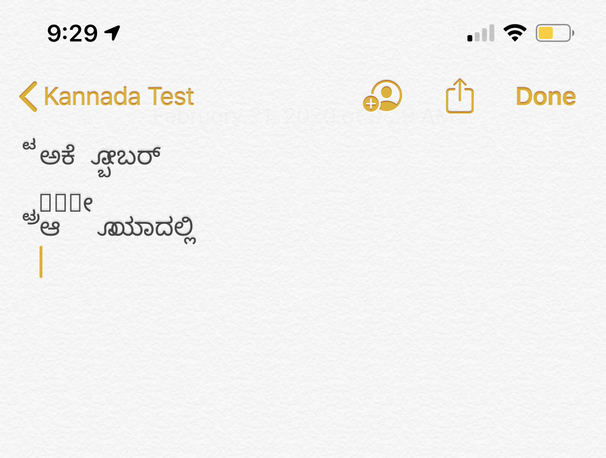 Broken Text with Noto Sans Kannada in iOS · Issue #44 · notofonts ...