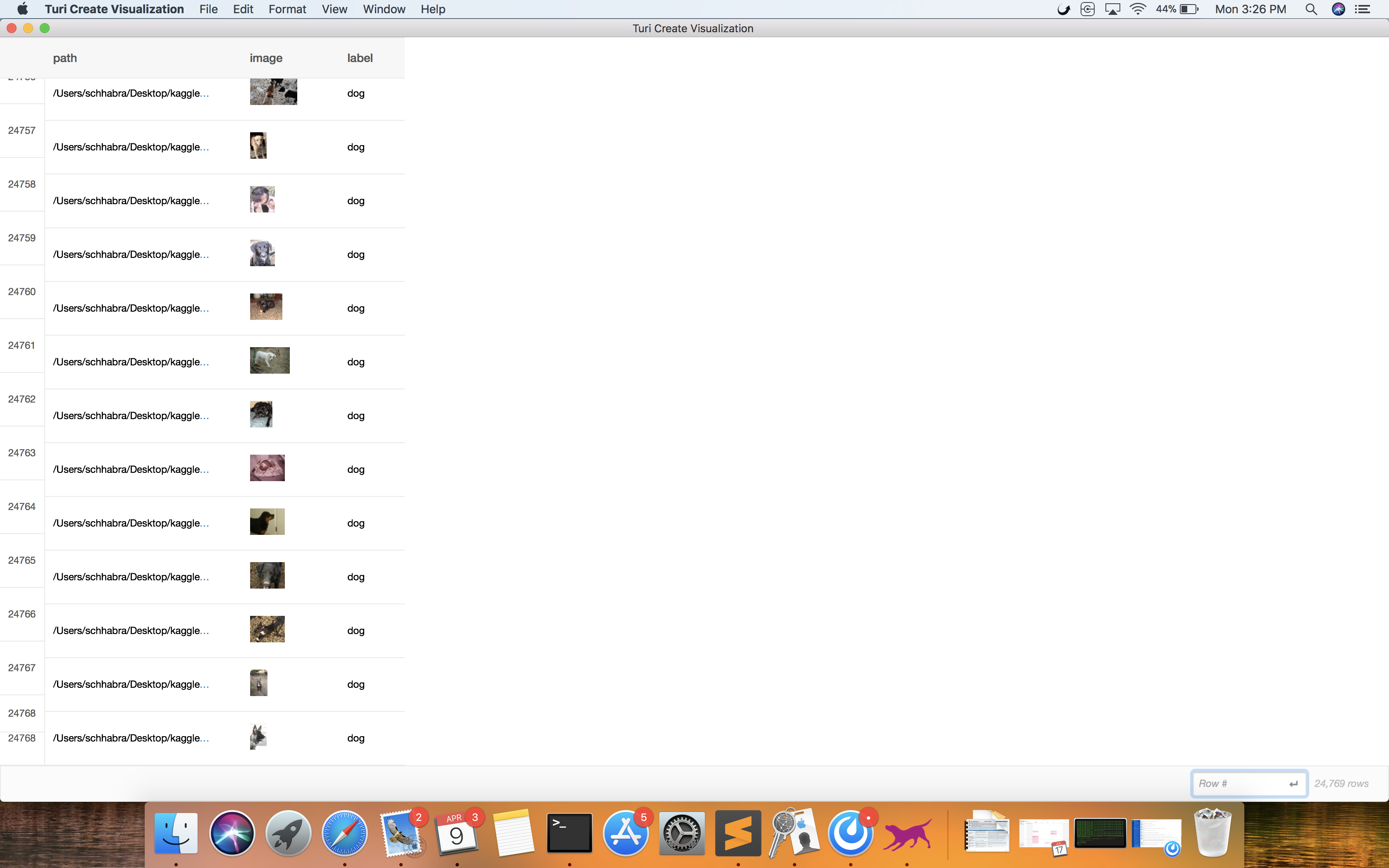 Alignment messes up when I try to go to the last row · Issue #458 · apple/turicreate · GitHub