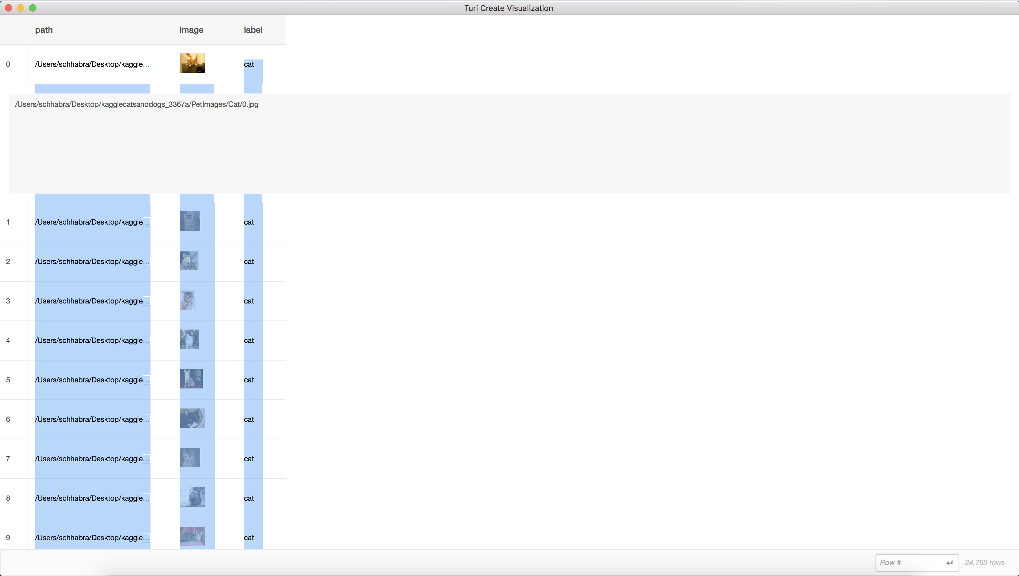 Selecting with info open · Issue #488 · apple/turicreate · GitHub