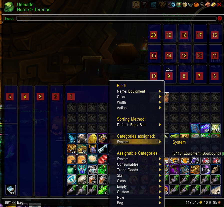 Bars disappearing randomly, dumping items in main bag · Issue #1397 ...